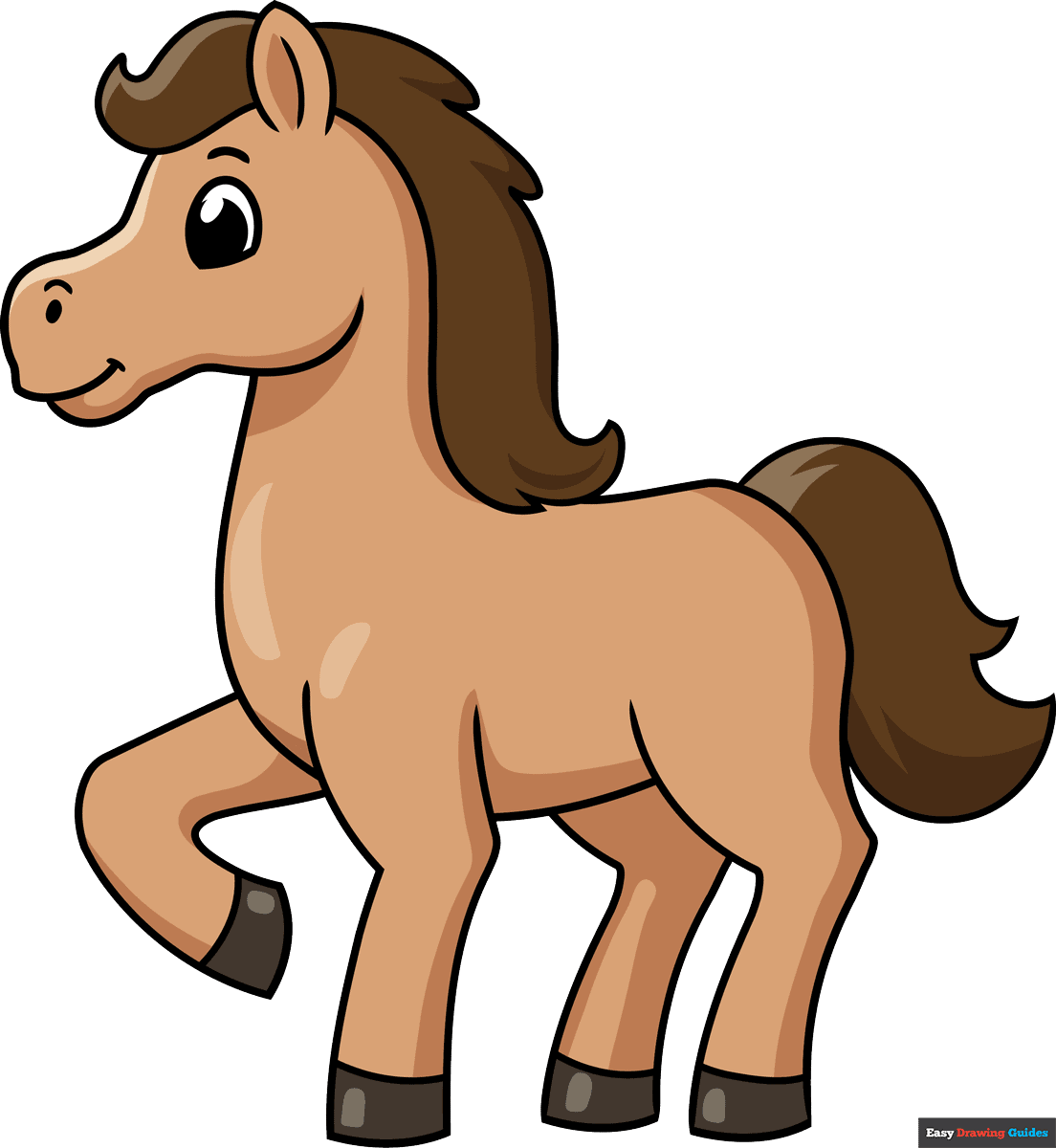 Horse Cartoon Drawings Horse Cartoons TWYPA