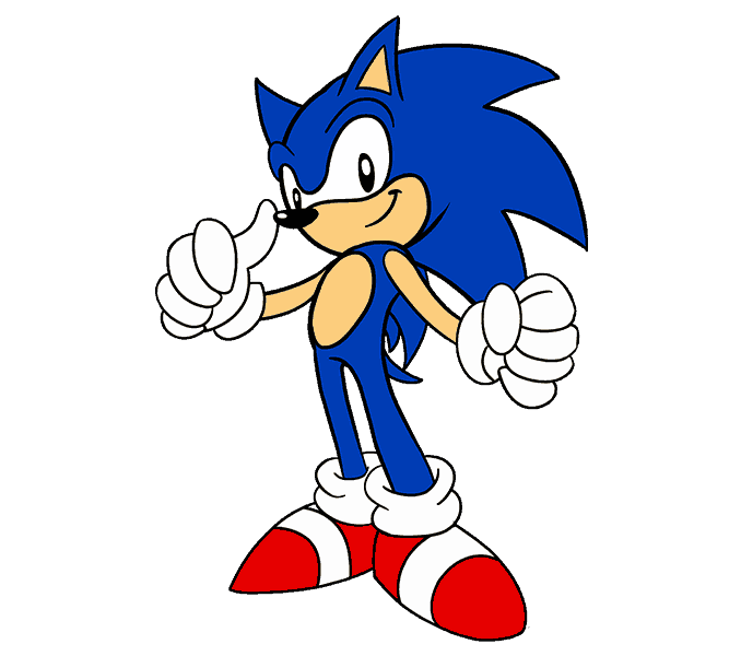 Sonic Hedgehog Drawing