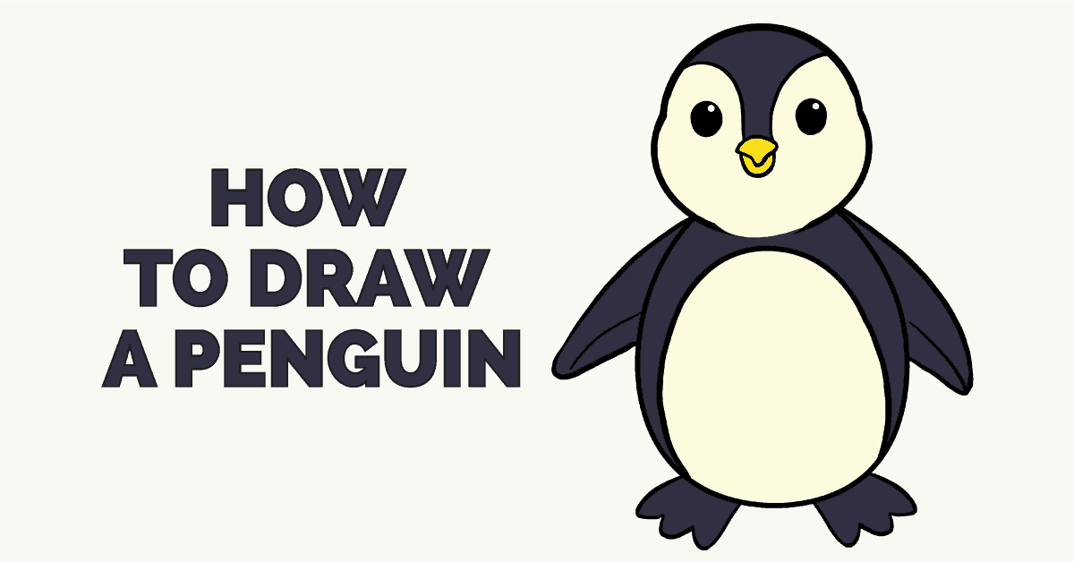 How To Draw A Penguin In A Few Easy Steps Easy Drawing Guides