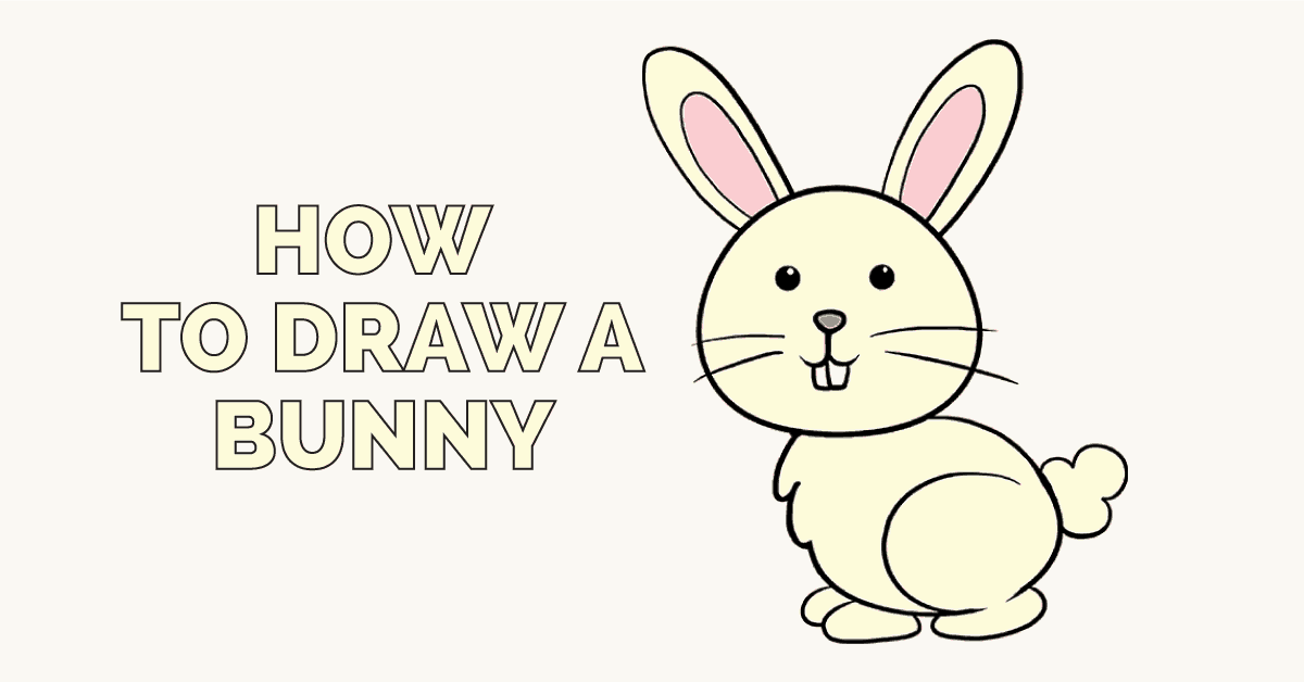 How To Draw A Bunny In A Few Easy Steps Easy Drawing Guides