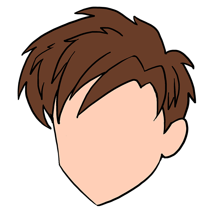 How To Draw Manga Hair Really Easy Drawing Tutorial