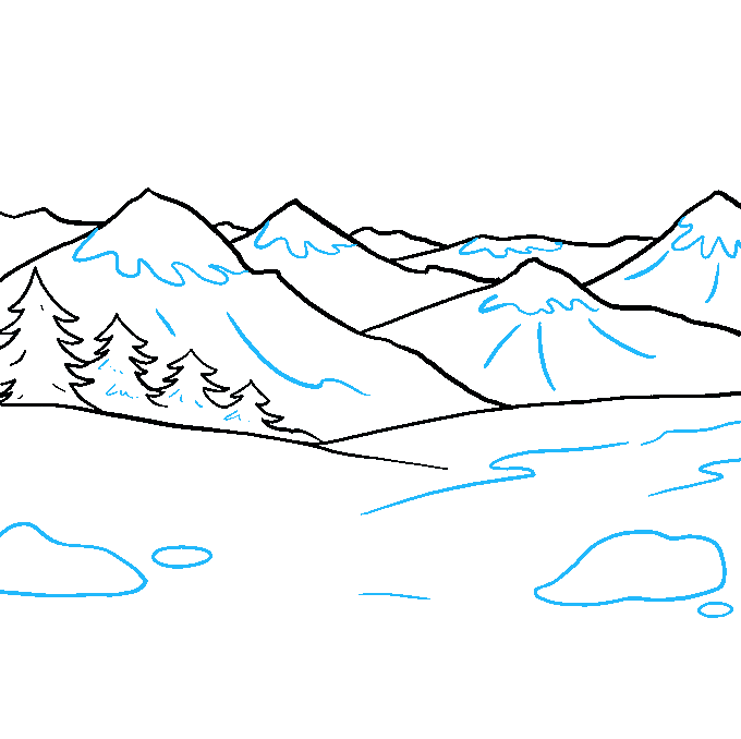How To Draw Mountains Really Easy Drawing Tutorial How To Draw Mountains Really Easy Drawing Tutorial