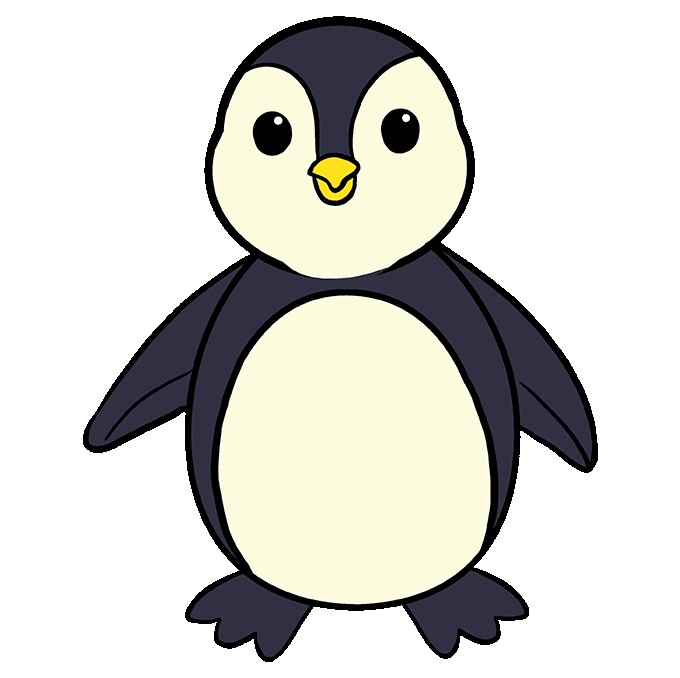 How To Draw A Penguin In A Few Easy Steps Easy Drawing Guides