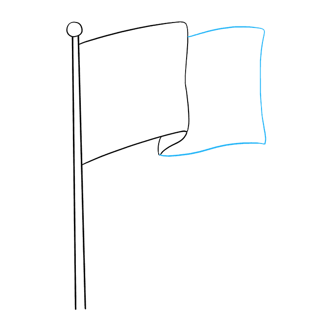 How To Draw The American Flag Really Easy Drawing Tutoria