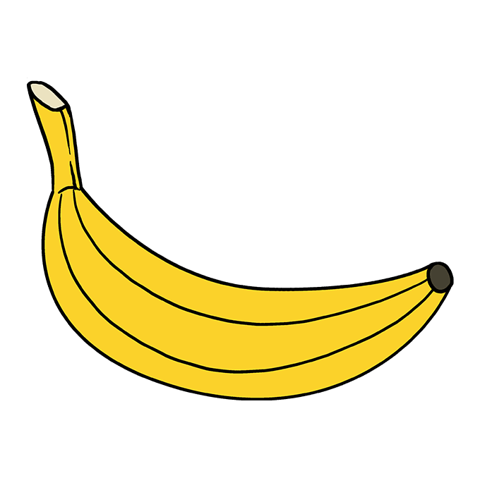 How To Draw A Banana Easy Knutson Otem1957