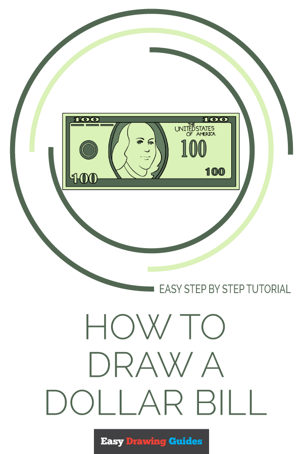 How To Draw A Dollar Bill Really Easy Drawing Tutorial