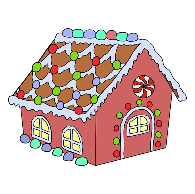 Images Of Gingerbread Houses Drawings Making Our Own Gingerbread