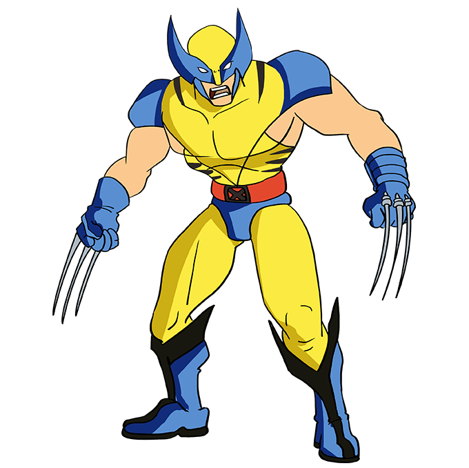 How To Draw Wolverine From X Men Really Easy Drawing Tutorial How To Draw Wolverine From X Men Really Easy Drawing Tutorial