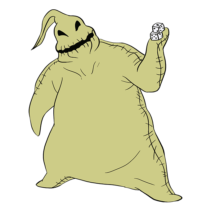  How To Draw Oogie Boogie From The Nightmare Before Christmas Really 