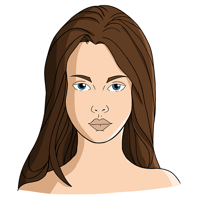 Woman Easy Face Drawing How To Draw Spiderman Face 