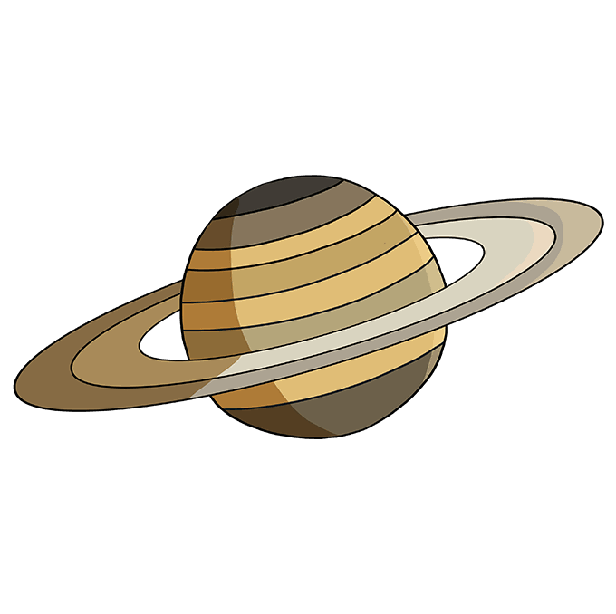 How To Draw Saturn Really Easy Drawing Tutorial How To Draw Saturn Really Easy Drawing Tutorial