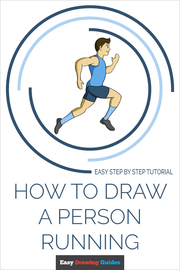 How To Draw A Person Running Really Easy Drawing Tutorial