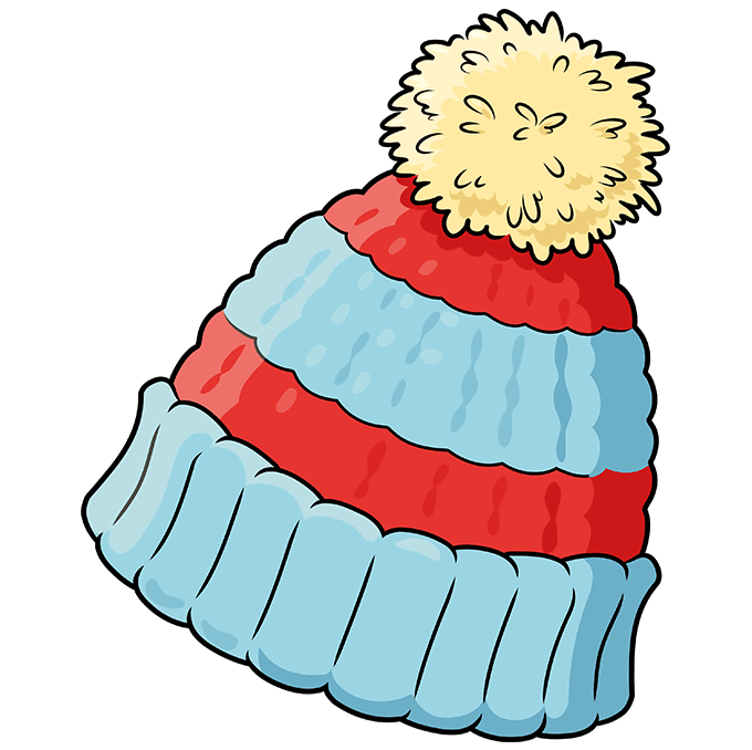How To Draw A Beanie Really Easy Drawing Tutorial