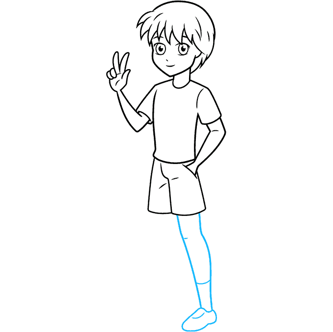 How To Draw A Body Anime Boy How To Draw An Anime Boy Shounen Feltmagnet