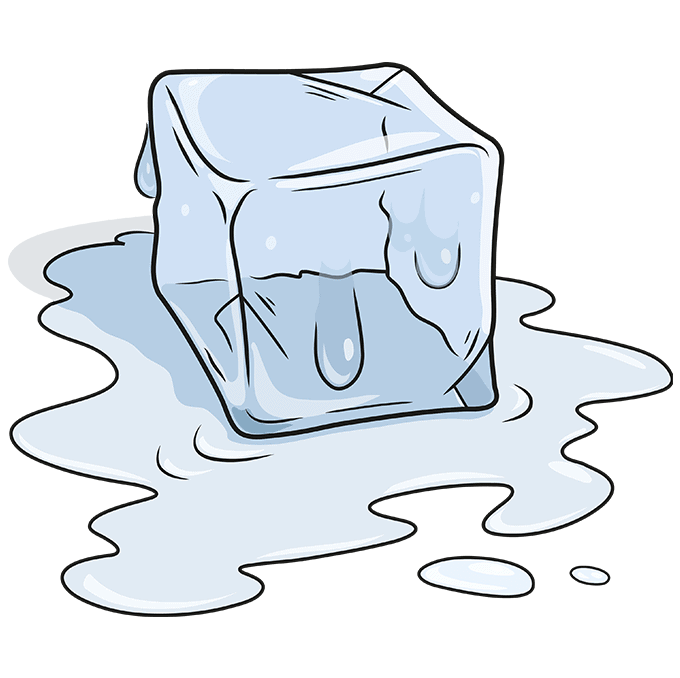 How To Draw An Ice Cube Really Easy Drawing Tutorial
