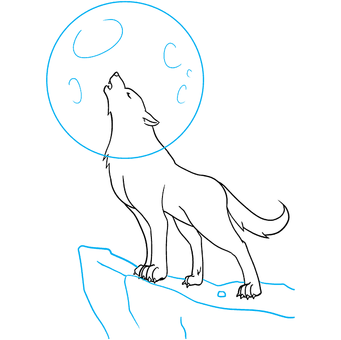 How To Draw A Wolf Howling Step By Step Easy How To Draw A Wolf Howling Step By Step Easy