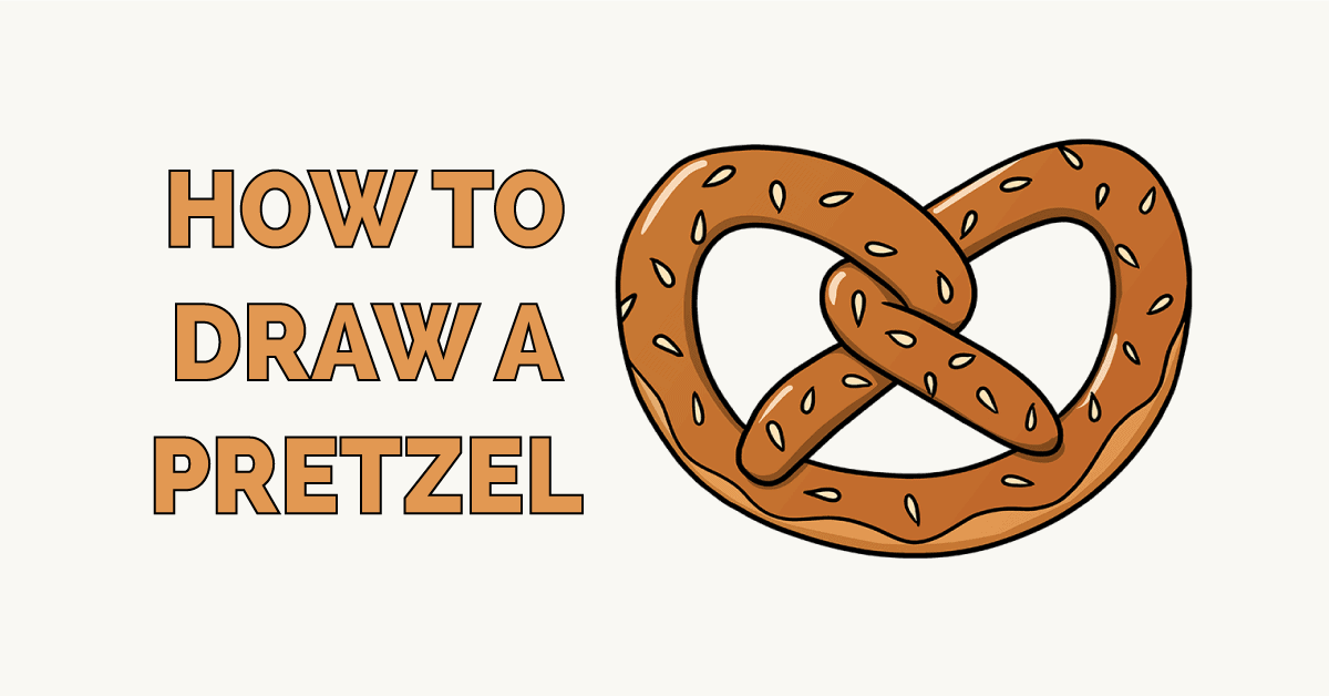How To Draw A Pretzel Really Easy Drawing Tutorial