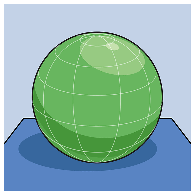 How To Draw A 3D Sphere Really Easy Drawing Tutorial