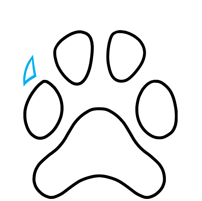 How To Draw A Dog Paw Print Really Easy Drawing Tutorial How To Draw A Dog Paw Print Really Easy Drawing Tutorial