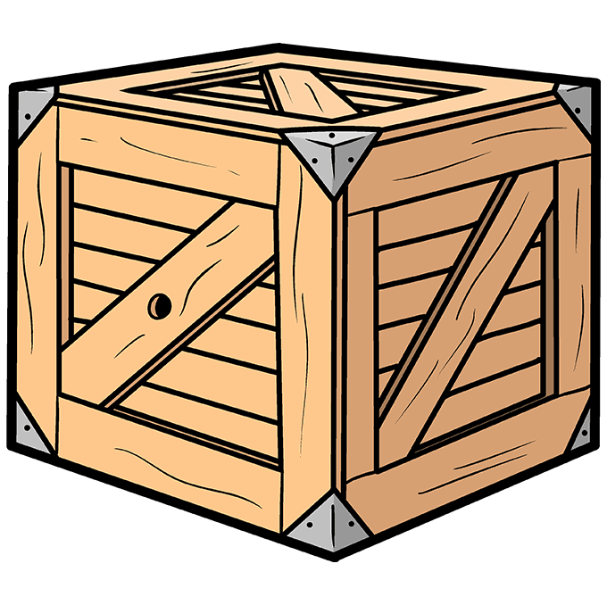 How To Draw A Box Really Easy Drawing Tutorial
