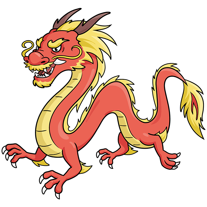 How To Draw A Chinese Dragon