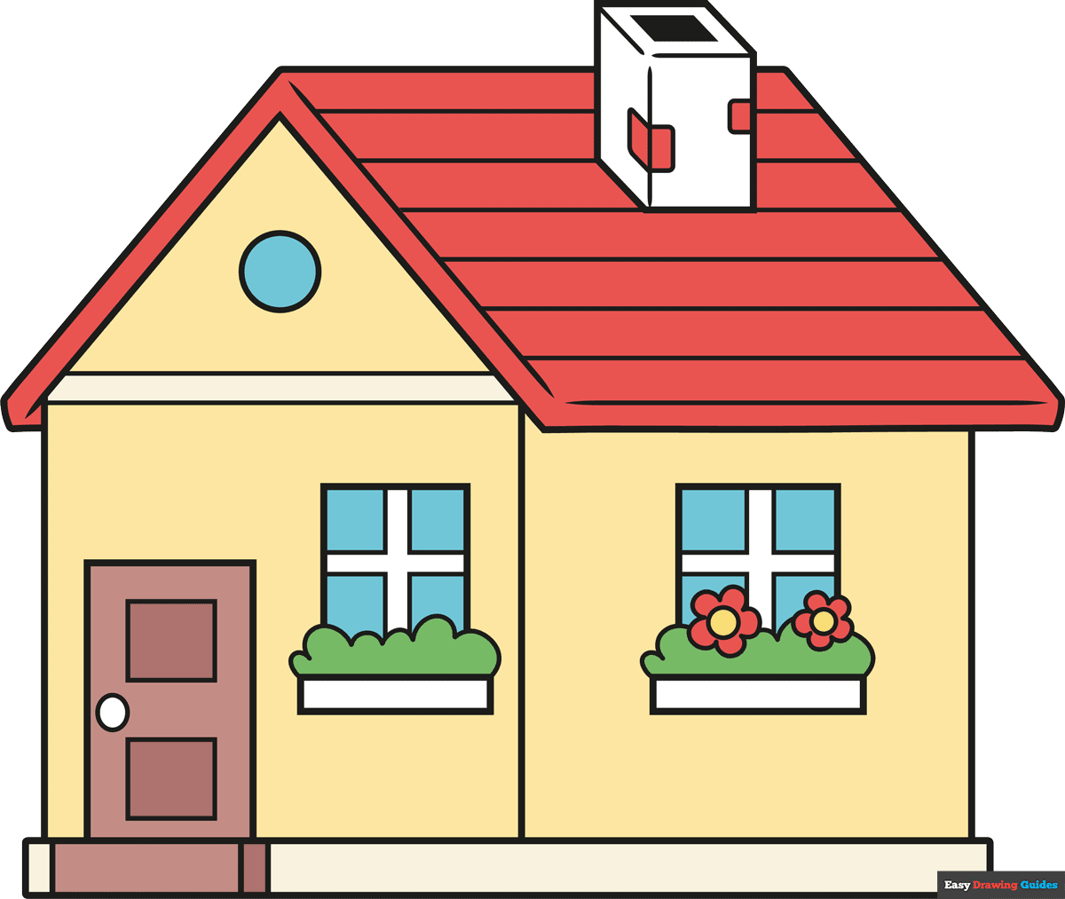 Simple House Design Ideas Drawing