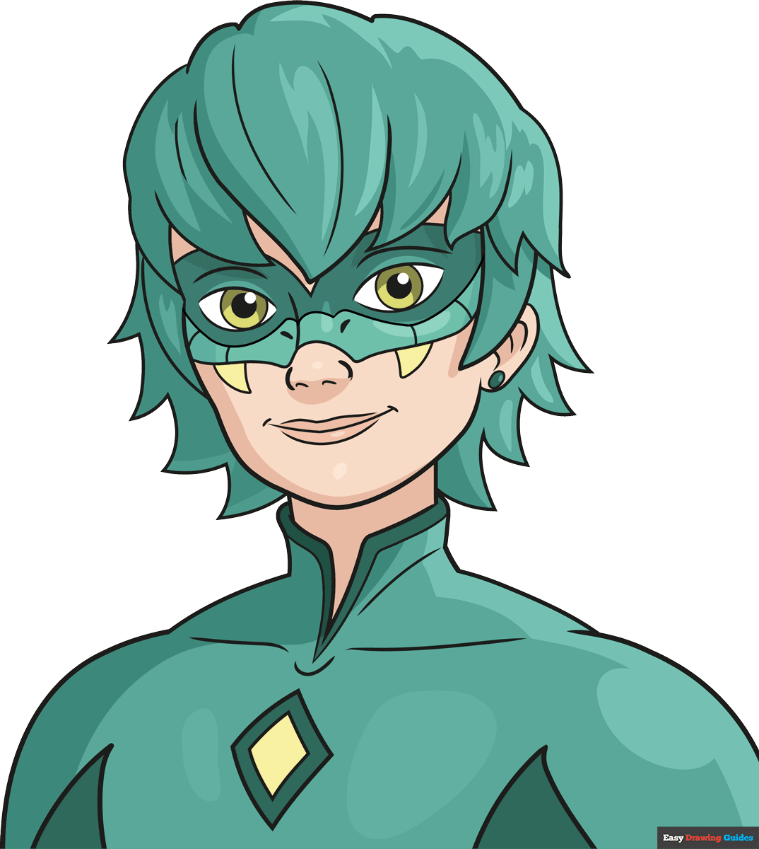How To Draw Viperion From Miraculous Really Easy Drawing Tutorial