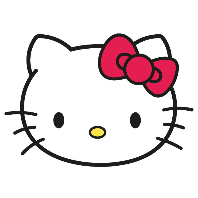 How To Draw A Hello Kitty Face Really Easy Drawing Tutorial