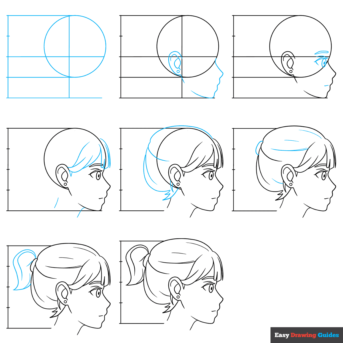 How To Draw An Anime Girl s Head And Face AnimeOutline 40 OFF