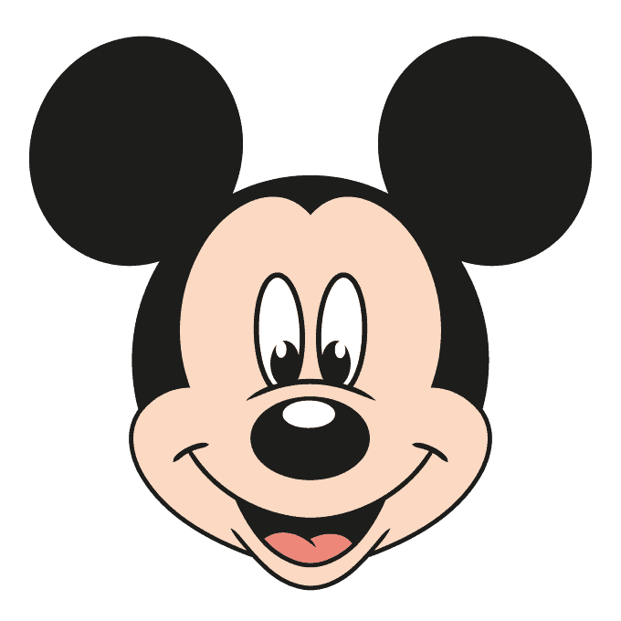How To Draw An Easy Mickey Mouse Face Really Easy Drawing Tutorial