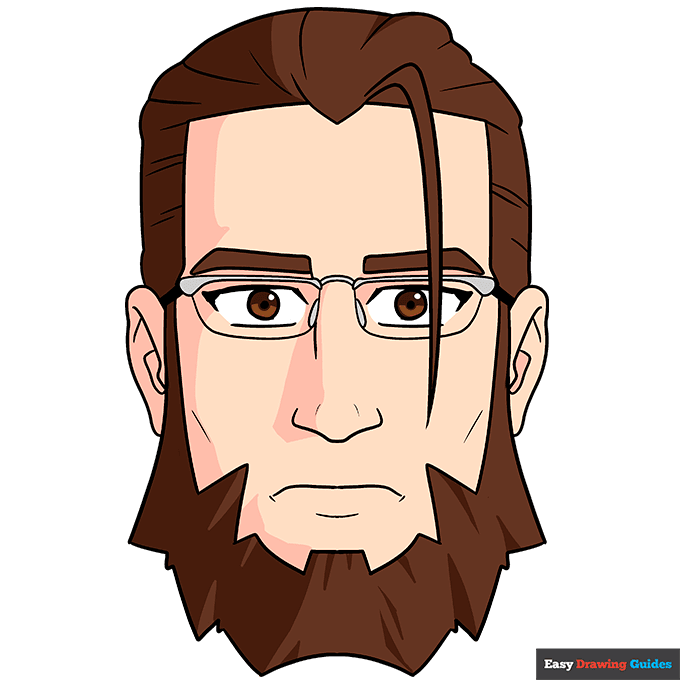 How To Draw An Anime Beard And Facial Hair Easy Step By Step Tutorial