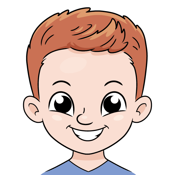 How To Draw A Boy Face Really Easy Drawing Tutorial