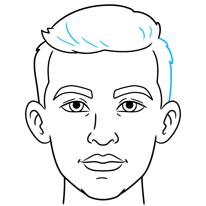 Face Sketch Outline Easy