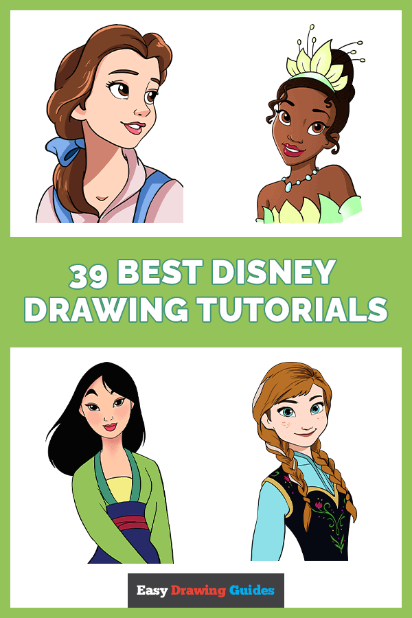 39 Easy Disney Drawing Tutorials Draw Disney Princesses And Characters 39 Easy Disney Drawing Tutorials Draw Disney Princesses And Characters