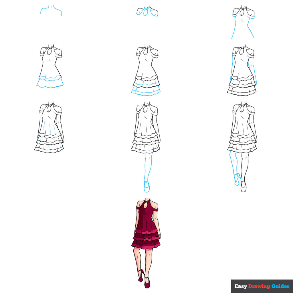 Dress Drawing Dress Drawing