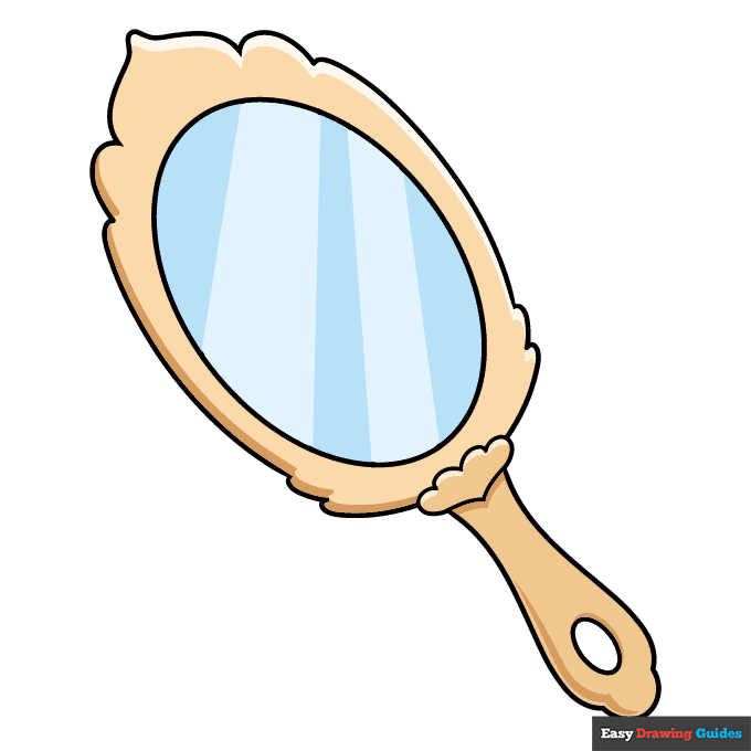 How To Draw A Mirror Really Easy Drawing Tutorial