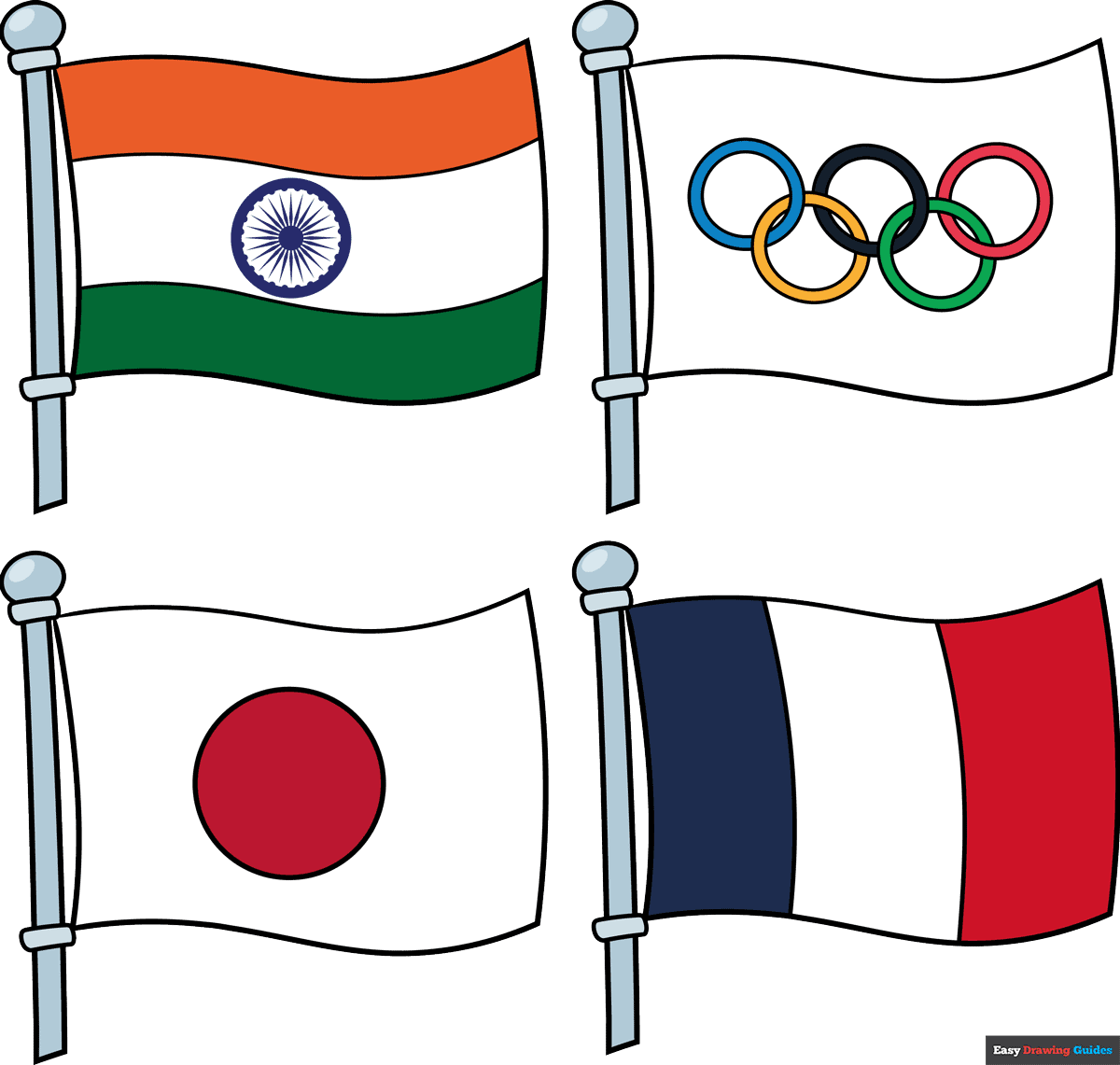How To Draw All Country Flags At Angelina Varley Blog