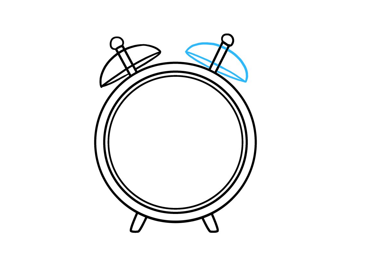 How To Draw An Alarm Clock Really Easy Drawing Tutorial Images And