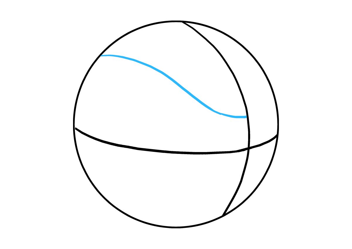 How To Draw A Basketball Ball Easy Slowly Step By Step
