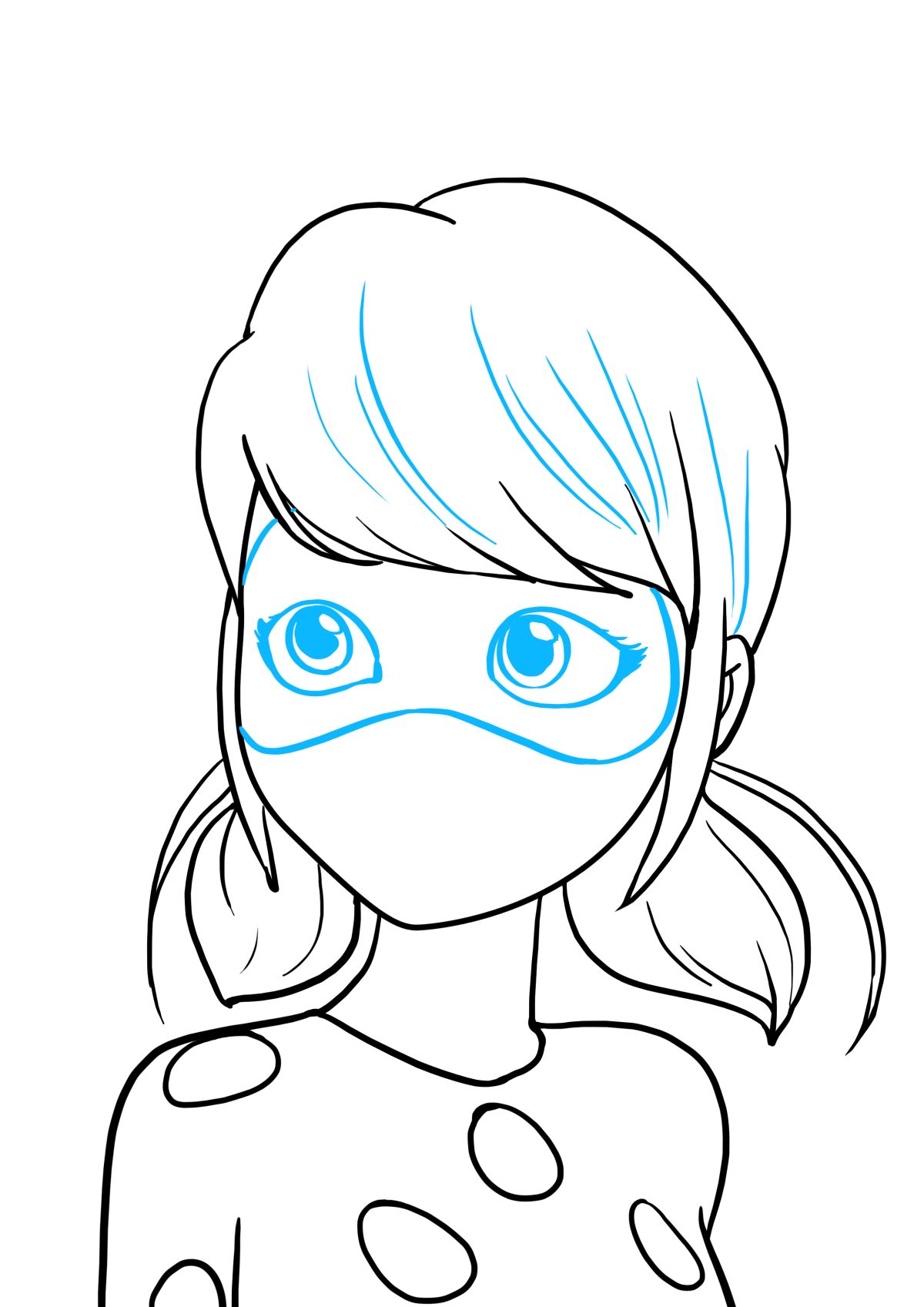 How To Draw Miraculous Ladybug Drawing Tutorial Easy