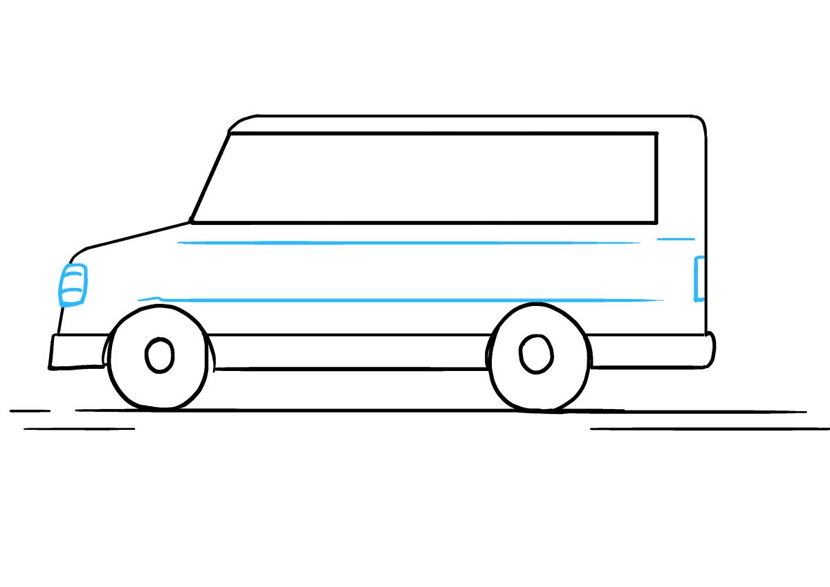How To Draw School Busses Easy Drawing Tutorial For Kids