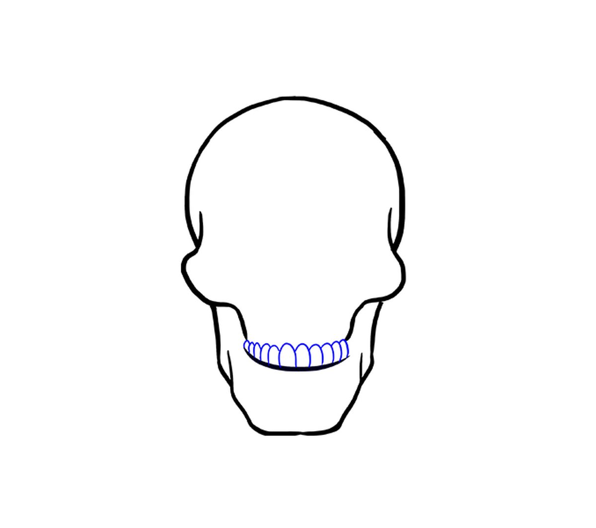 How To Draw A Skull And Crossbones Easy
