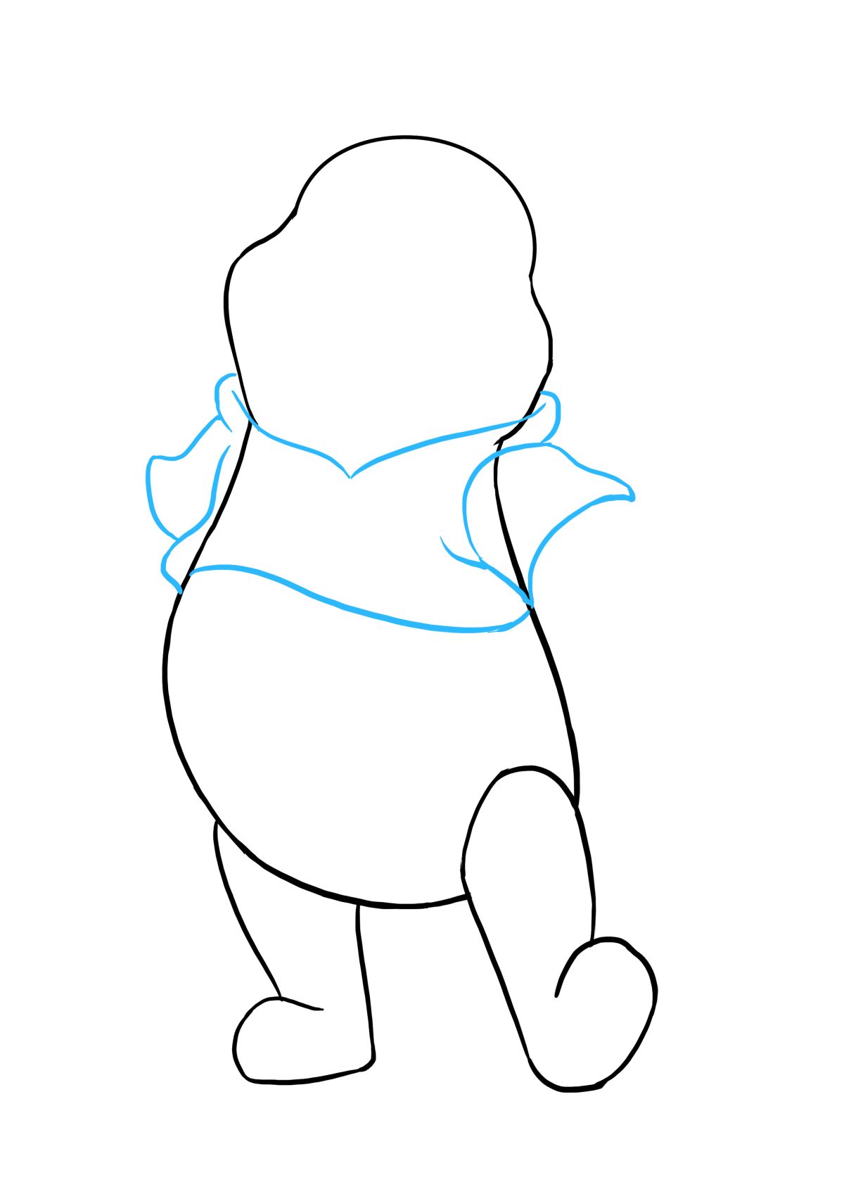 How To Draw Winnie The Pooh Easy Drawing Tutorials These Instructions