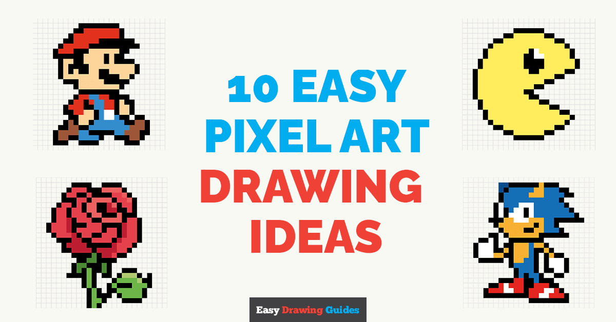 10 Easy Pixel Art Step By Step Drawing Tutorials