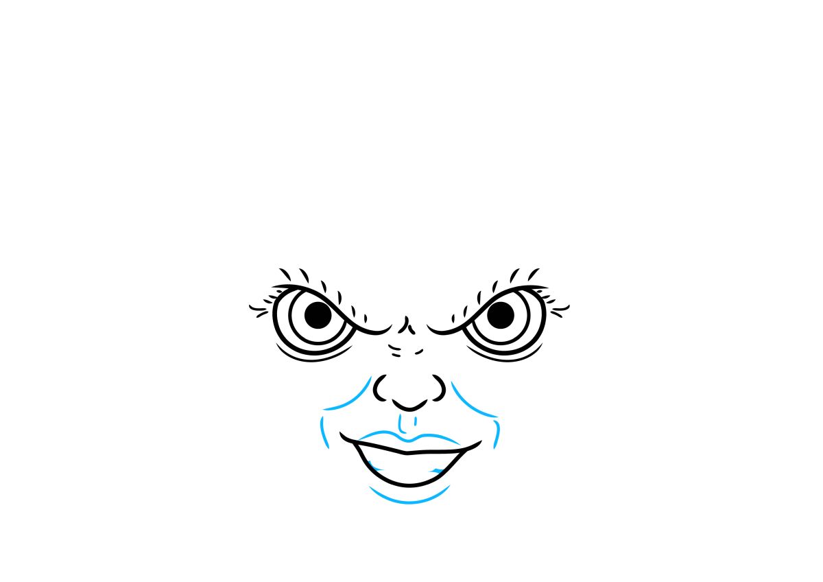 Chucky Face Drawing Two Faced Chucky By Captstar1 On DeviantArt