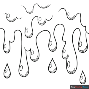 Drip Coloring Coloring Pages
