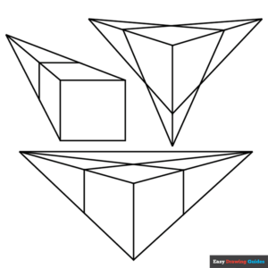 How to Draw a Cube in Different Perspectives - Really Easy Drawing Tutorial