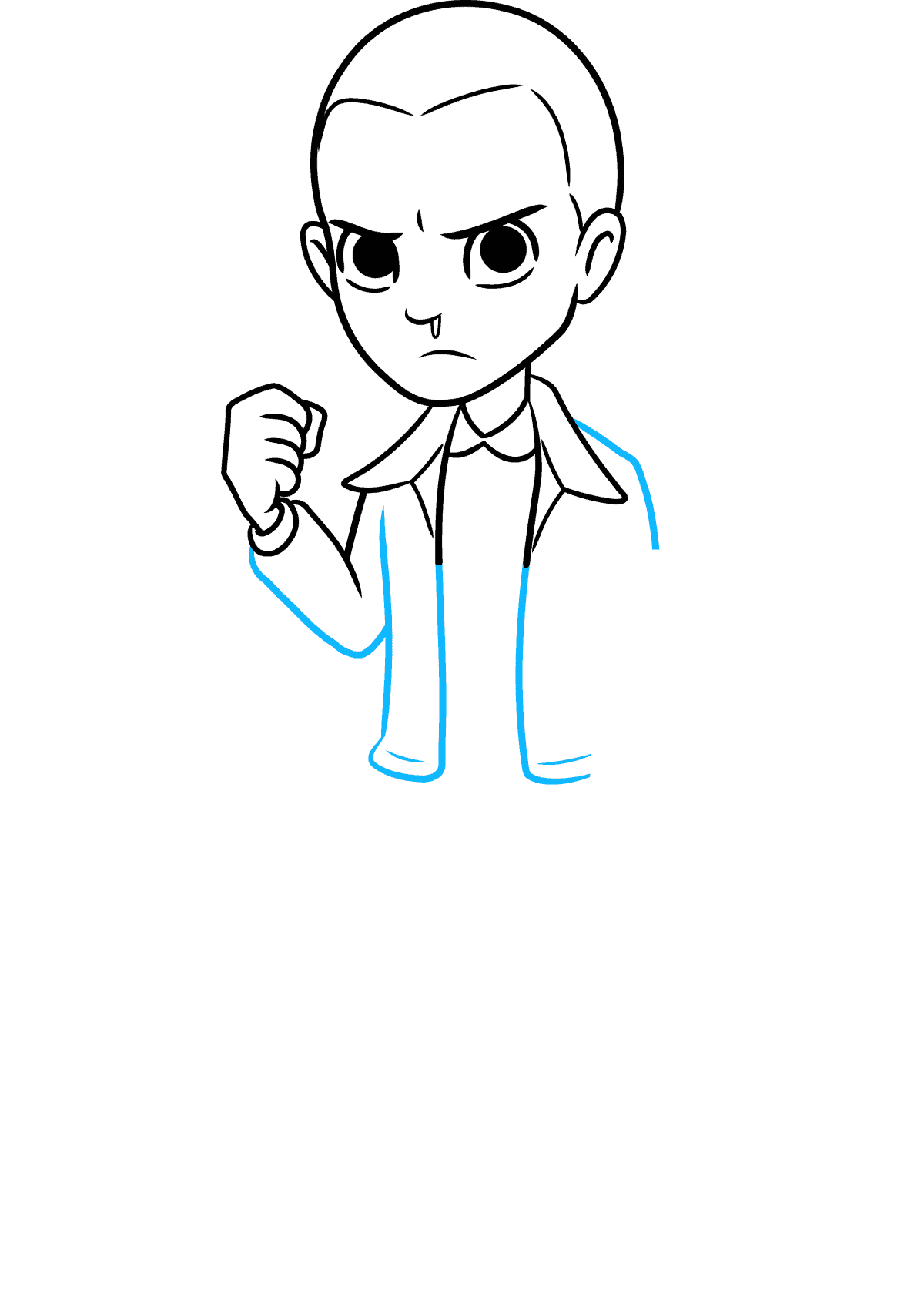 How To Draw Eleven Stranger Things 3 Draw It Cute