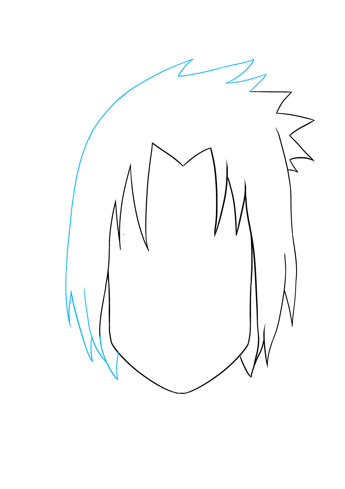Sasuke Uchiha Drawing Easy Step By Step