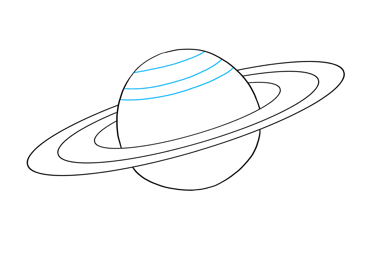 How To Draw The Saturn Step By Step Easy Drawing Guides Drawing Howtos